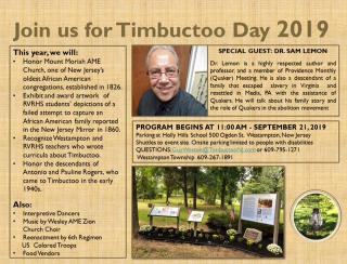 Timbuctoo Day 2019 | Westampton NJ